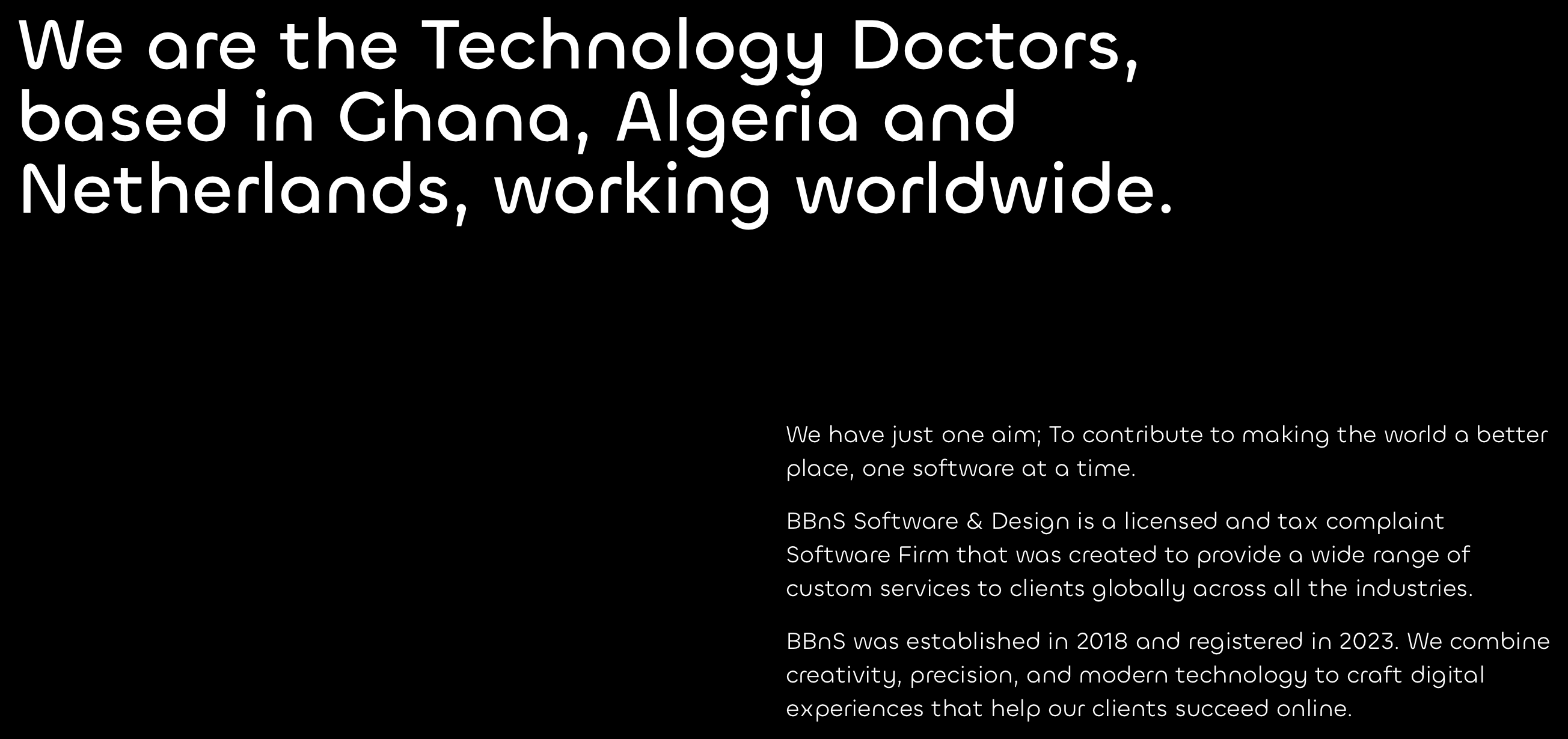 About Us - BBnS Software and Design. Best Software | AI | UI/UX Design ...